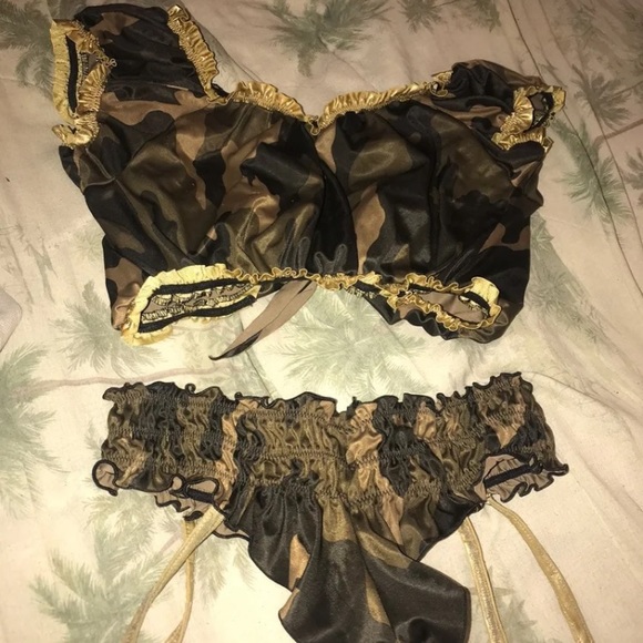 None | Intimates & Sleepwear | Military Camo Costume Lingerie | Poshmark